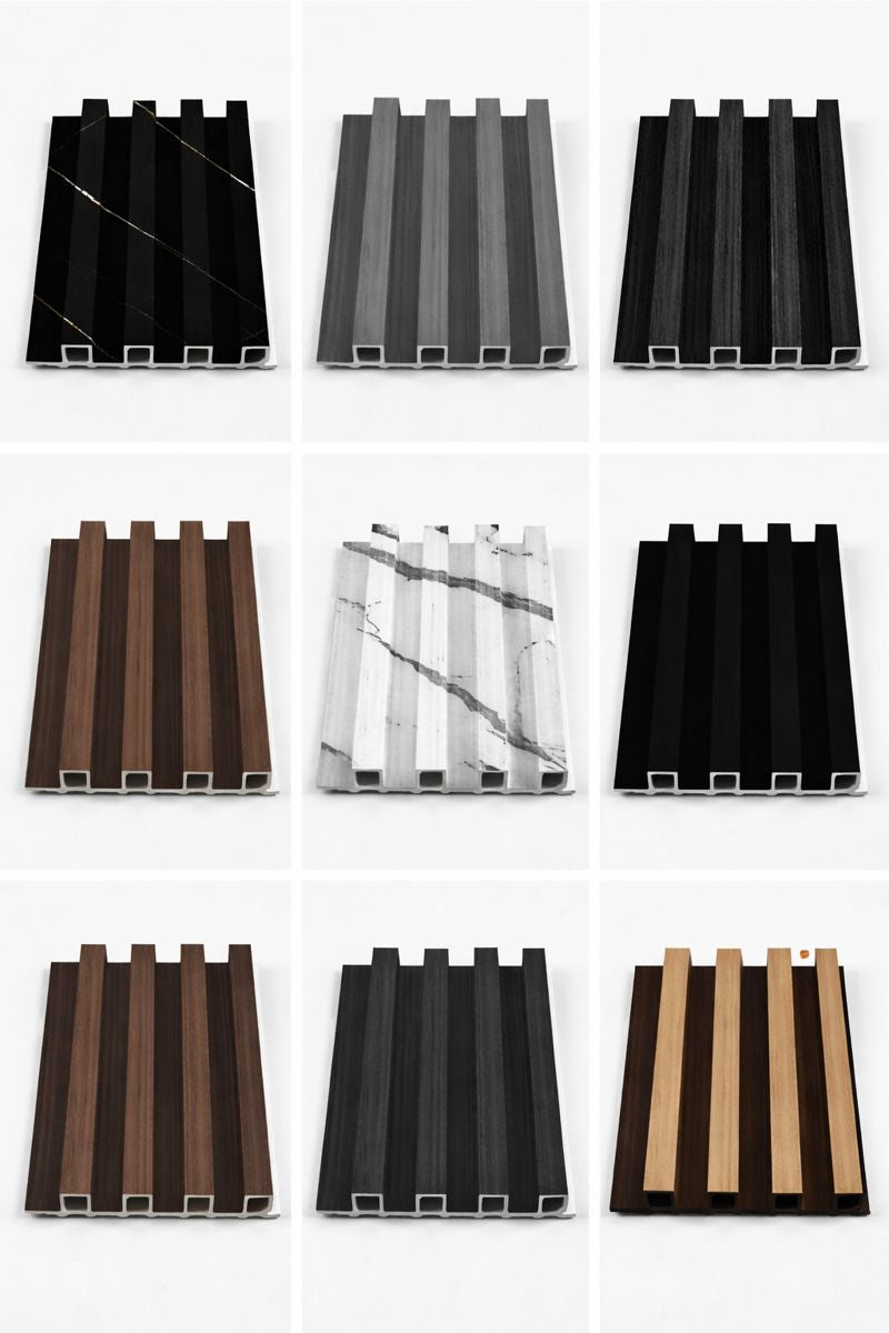 WPC Slat Fluted Wall Panels Sample | Order Sample Today – Wall Panels Hub